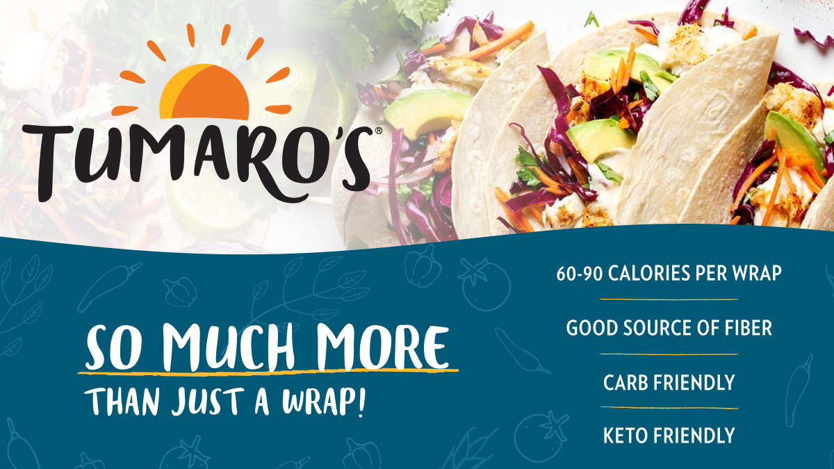 Low-Carb Wraps by TUMARO'S | Keto-Friendly, 60-90 Calories