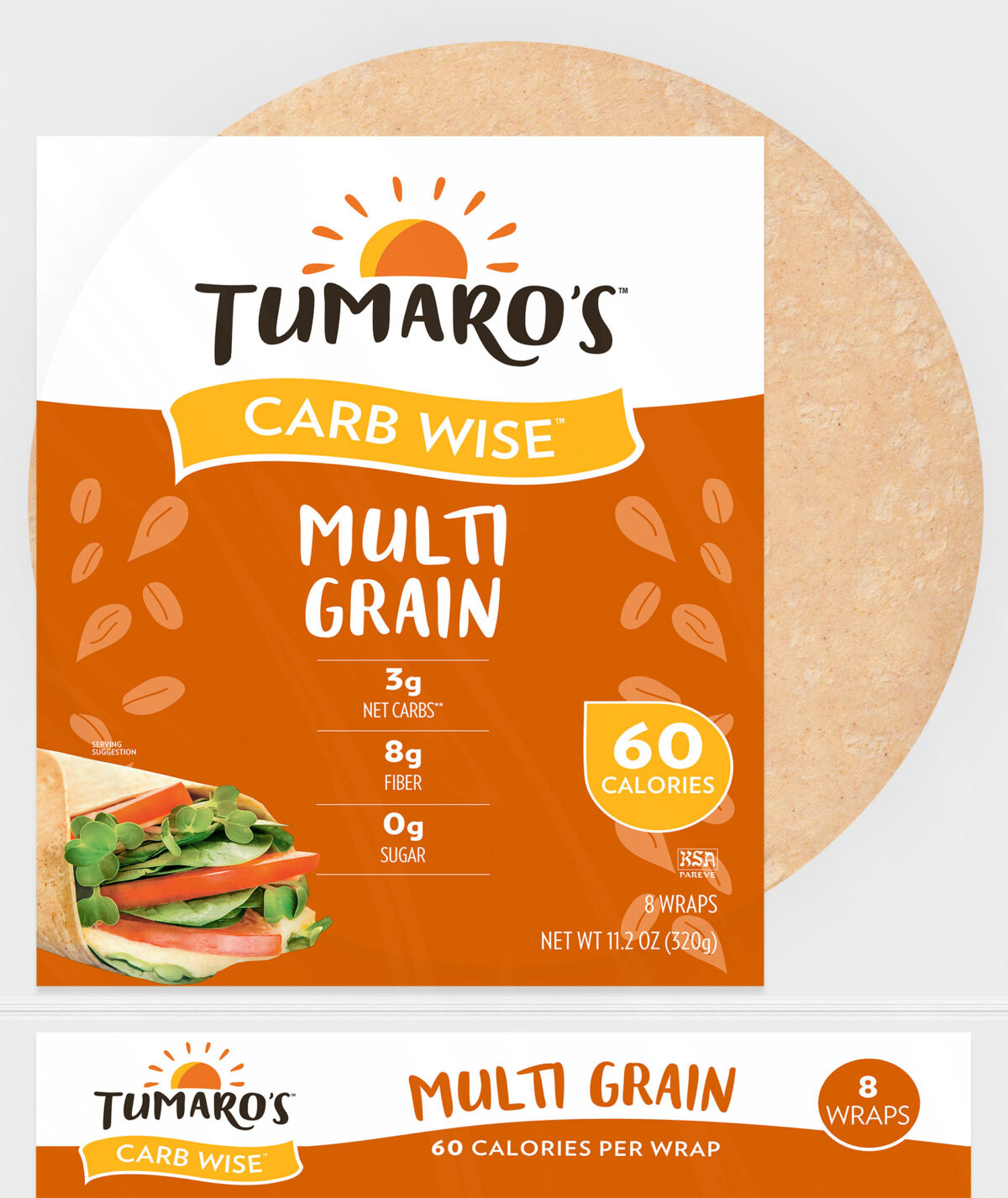 Multi Grain Carb Wise™ Wraps | Low-Carb Wrap